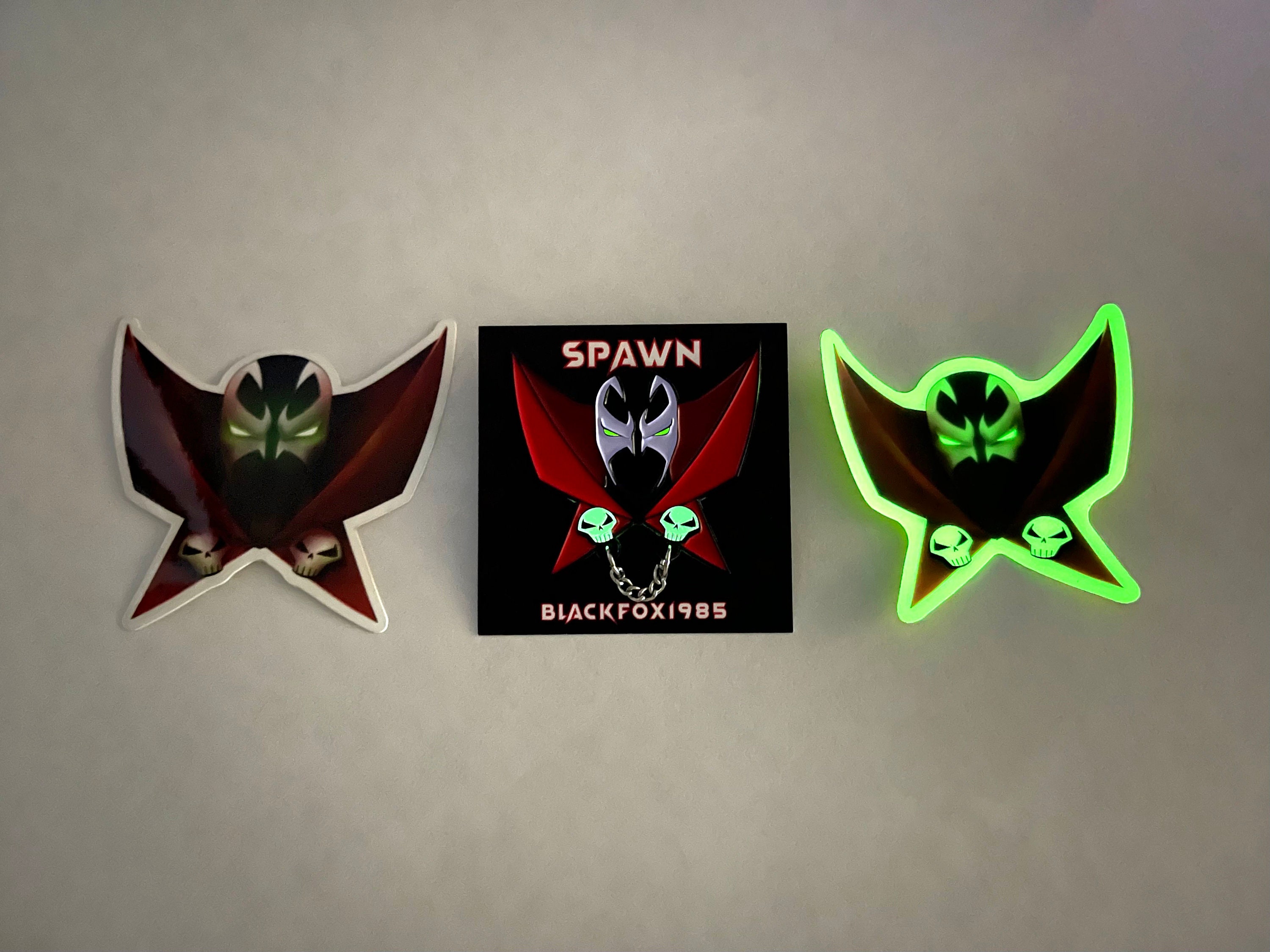 Spawn Limited Edition Collectible Vinyl non Glow Stickers, Todd ...