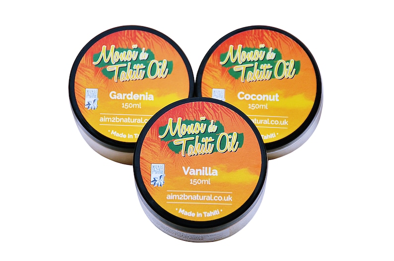 Monoi De Tahiti Oil 75ml Bottle/150ml Jar: Monoi Perfumed Coconut Oil ...