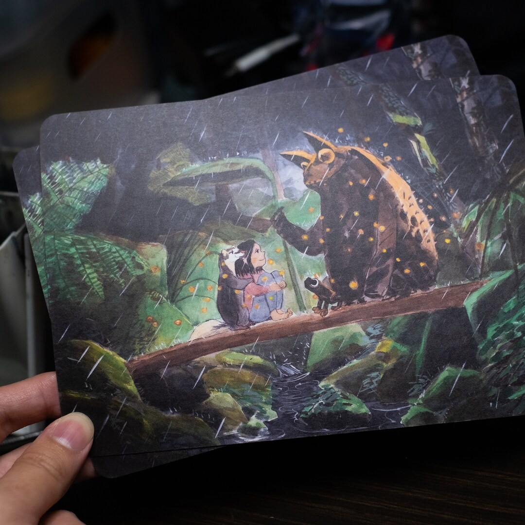 You're Not Alone Art Card - Etsy