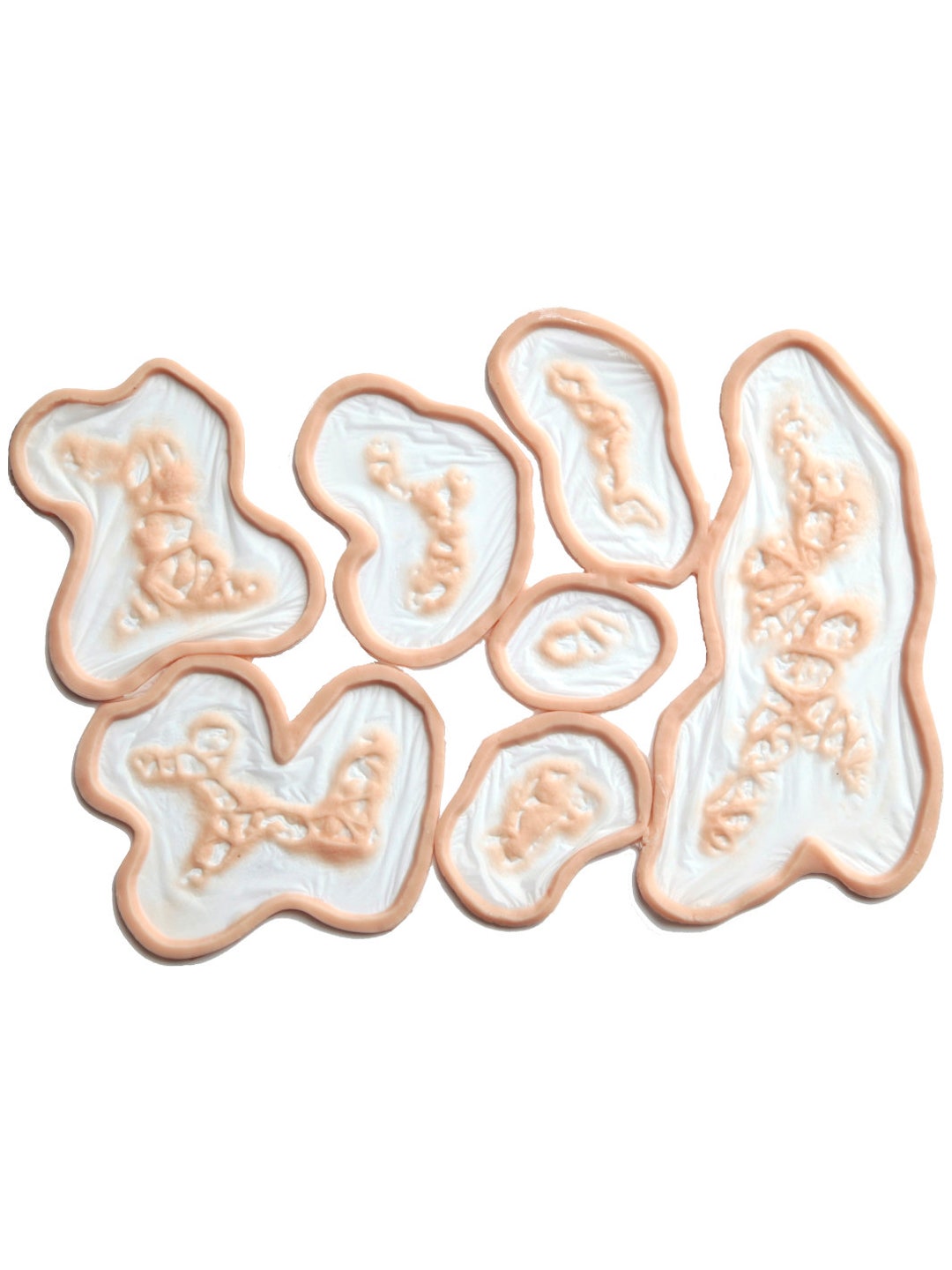 Rotting Flesh Wound Set / Silicone Prosthetic / Zombie Makeup / Zombie ...