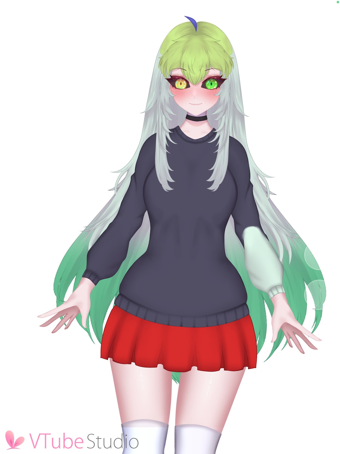 Customizable Vtuber Model art & Rig Premade - Etsy