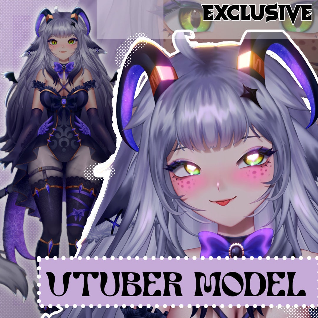 Exclusive Vtuber Model Full Rights, Art Rig Character, Ready for Streaming. Vtube Studio ...
