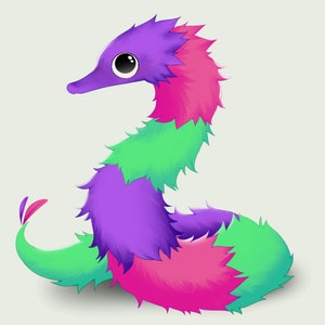 Premade Worm Vtuber Model: Ready for Streaming (live2d, Commercial Use ...