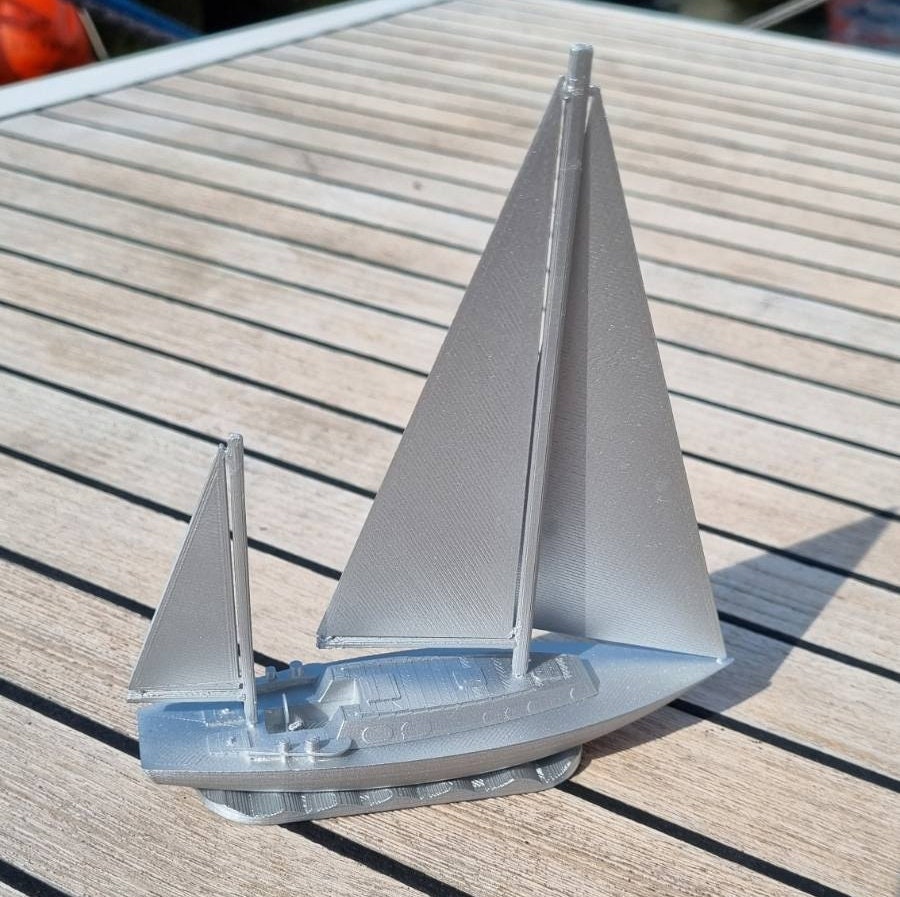 3D Printable STL Files of a Sailing Boat, Yacht Conrad 45. DIY Gift. - Etsy