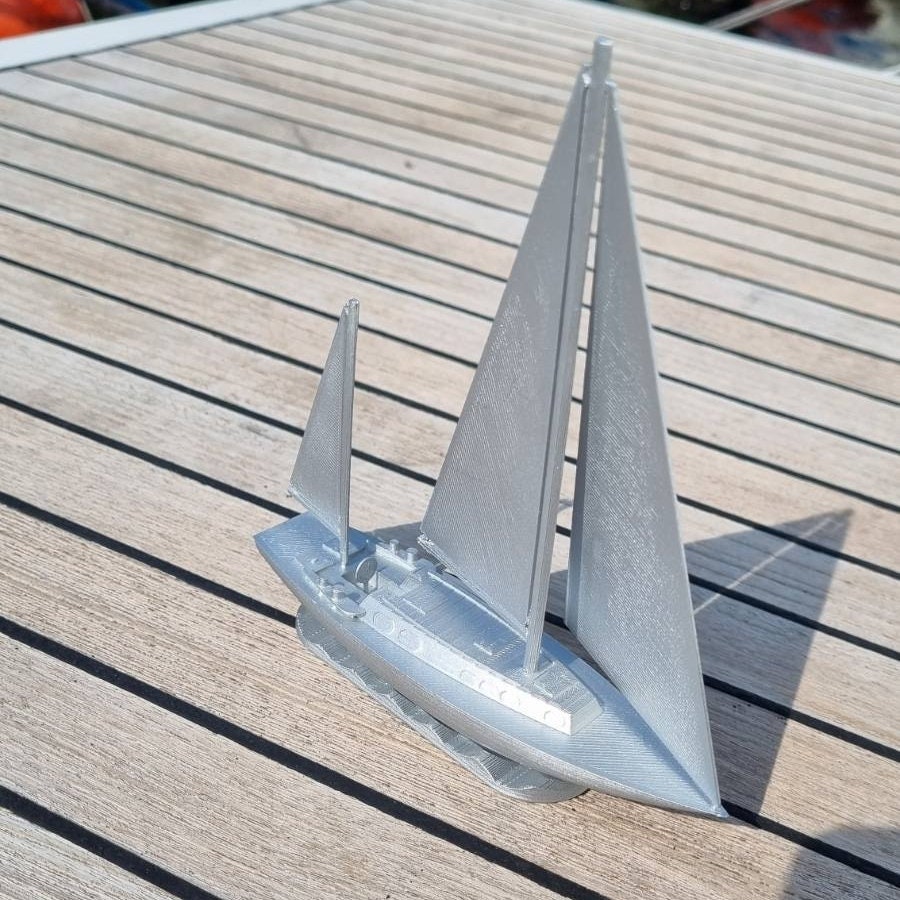 3D Printable STL Files of a Sailing Boat, Yacht Conrad 45. DIY Gift. - Etsy