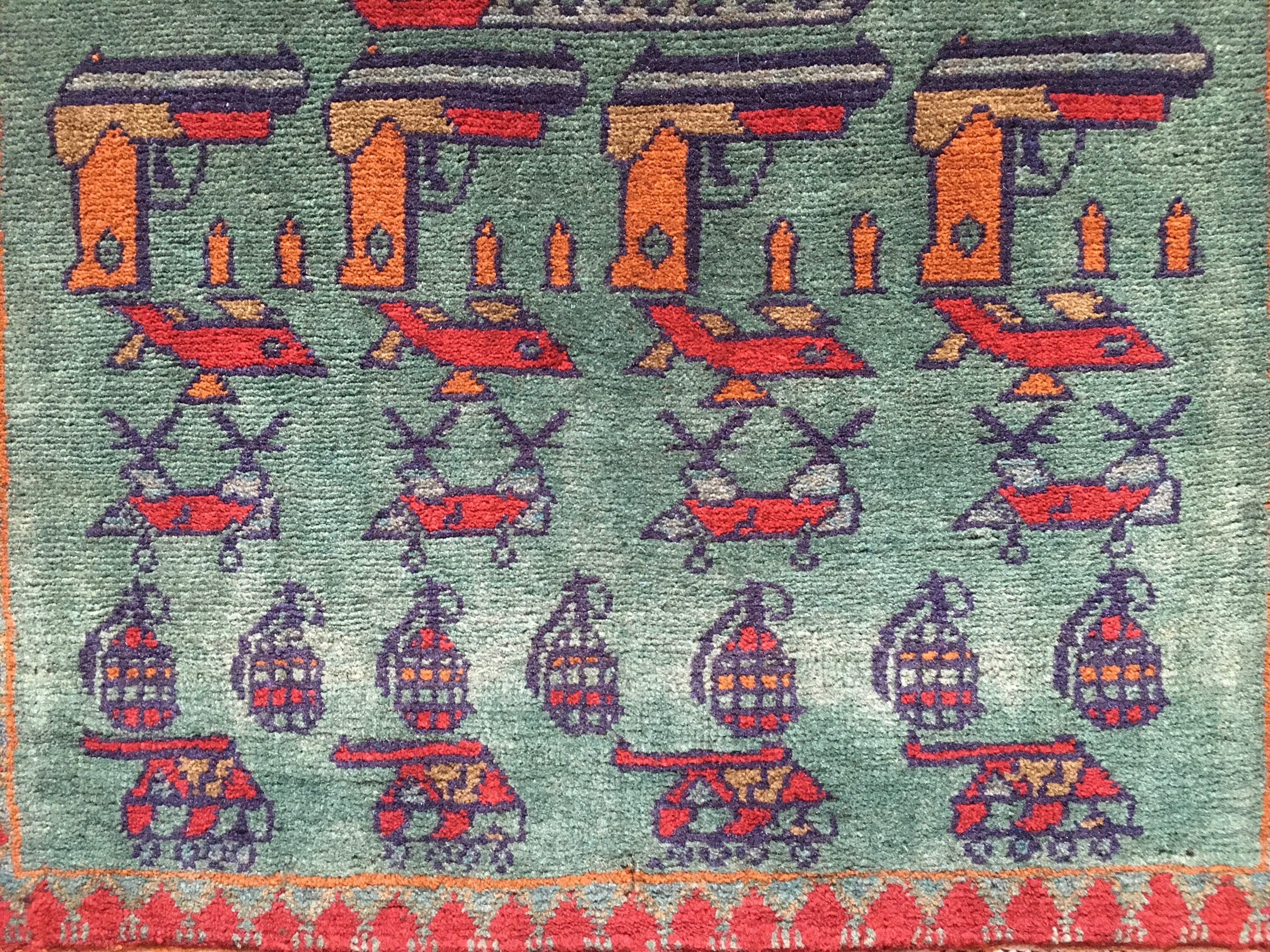 231 Beautifully Handmade Genuine Afghan War Rug 85x60 Cm - Etsy