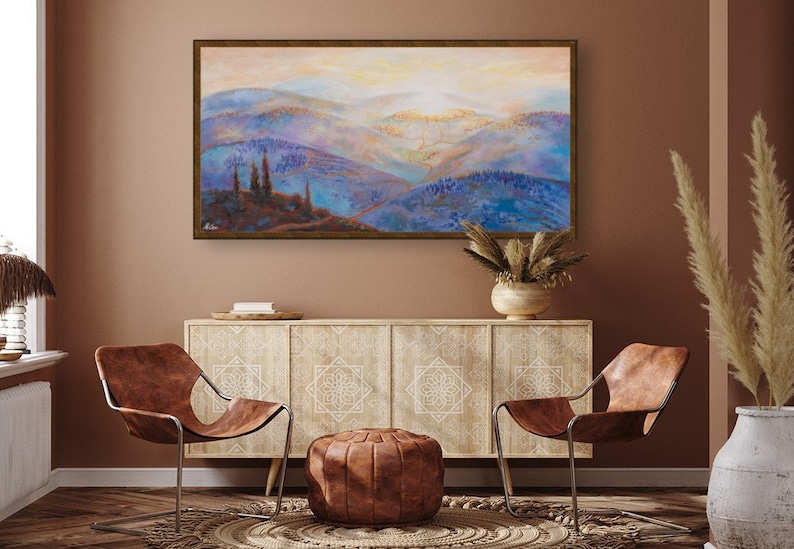 Panoramic Jerusalem Hills Landscape Jewish Wall Art Israel - Etsy