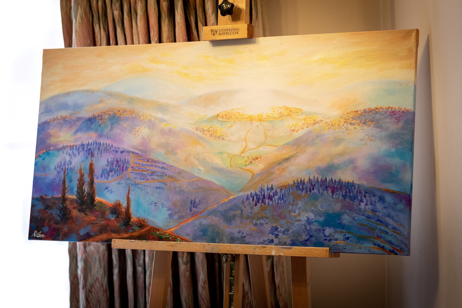 Panoramic Jerusalem Hills Landscape Jewish Wall Art Israel - Etsy