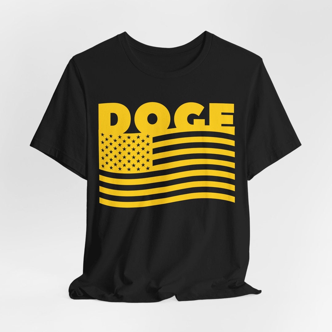 DOGE Flag, USA Flag Trump Shirt, Department of Government Efficiency ...