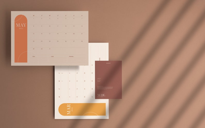 2023 Neutral Calendar (digital and Printable) - Etsy