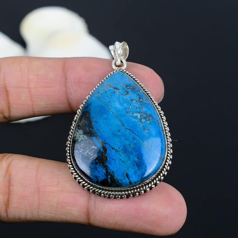 Azurite Jewelry - Etsy