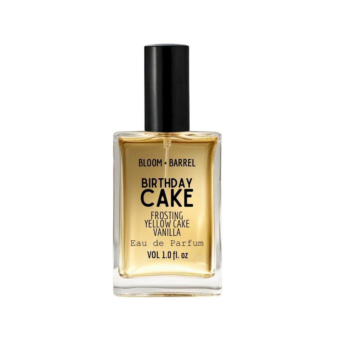 Birthday Cake Gourmand Perfume: Yellow Cake & Vanilla Frosting Vegan ...