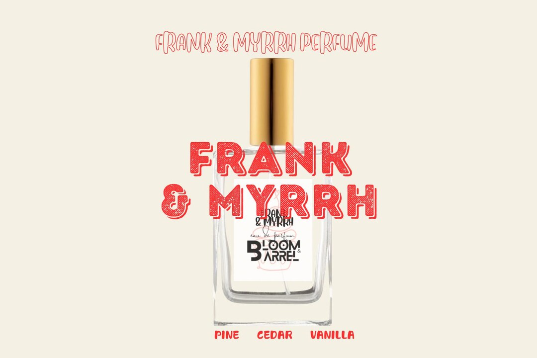 FRANK & MYRRH PERFUME Light Resin Perfume Handmade Unisex Perfume Spray ...