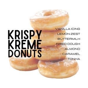 Krispy Kreme Donuts Perfume: Fried Dough, Tonka & Vanilla - Vegan ...