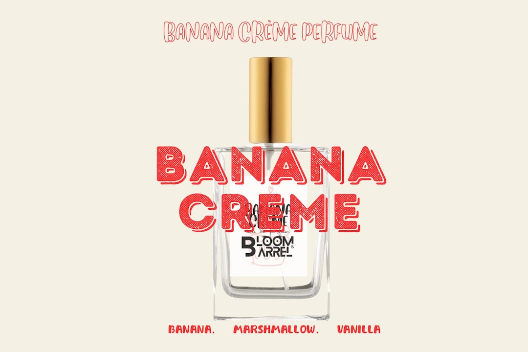 BANANA CREME PERFUME Gourmand Banana Perfume Handmade Unisex Perfume ...