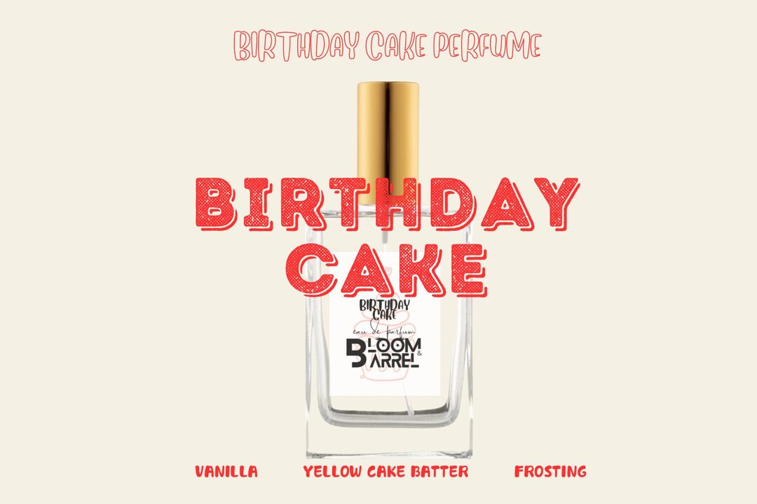 BIRTHDAY CAKE PERFUME Gourmand Vanilla Bakery Perfume Handmade Unisex ...