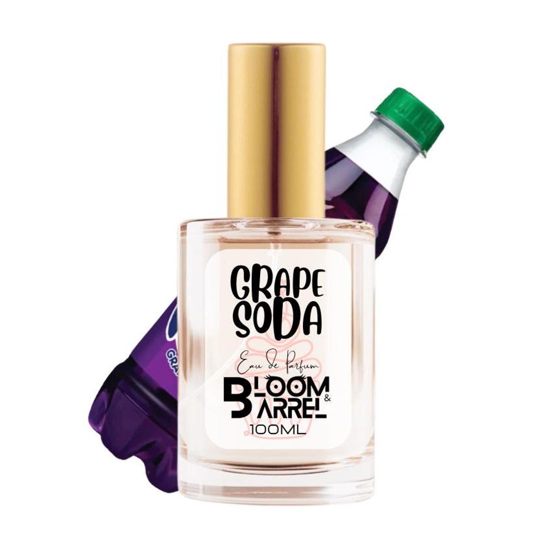 GRAPE SODA PERFUME Handmade Grape Perfume Spray Gourmand Perfume Solid ...