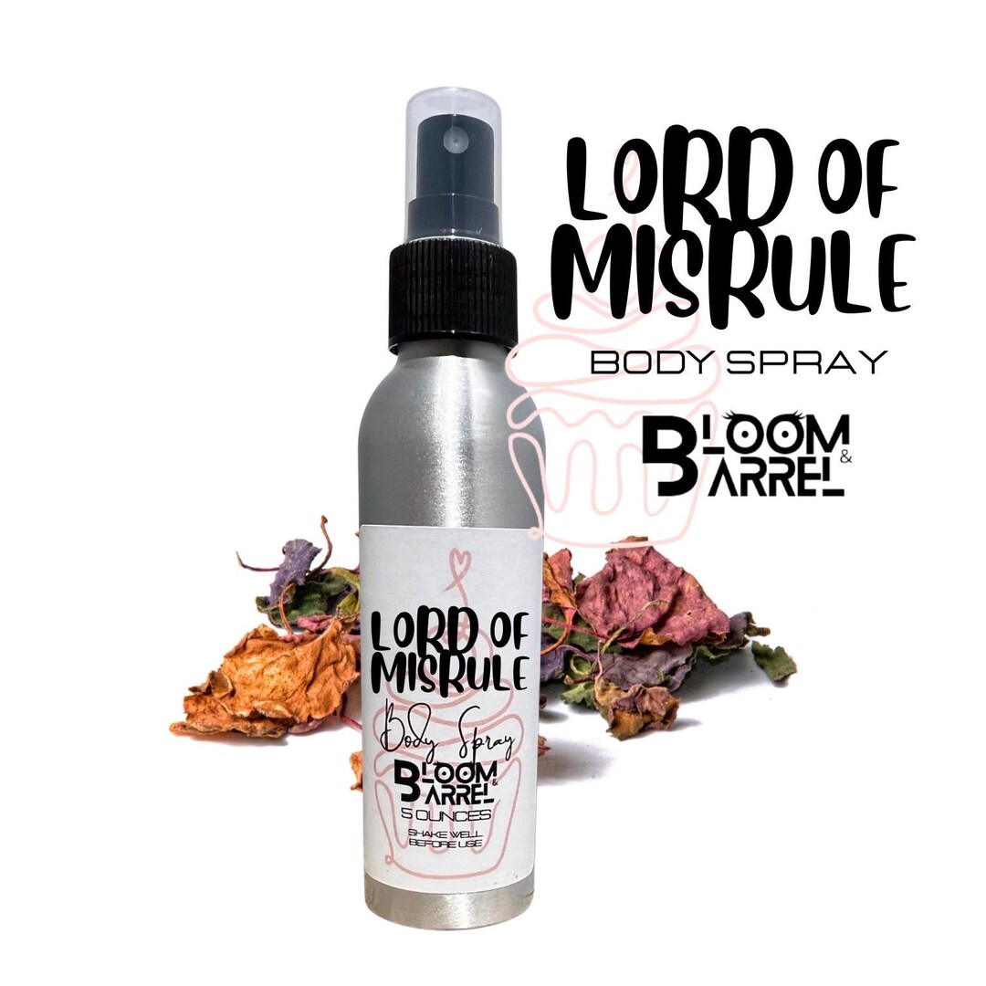 LORD of MISRULE Body Spray | Vanilla + Patchouli + Black Pepper | Spicy ...