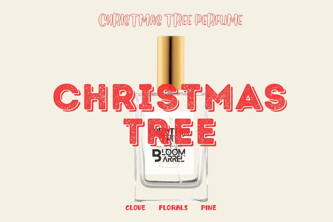 CHRISTMAS TREE PERFUME Floral Pine Clove Perfume Handmade Perfume Spray ...