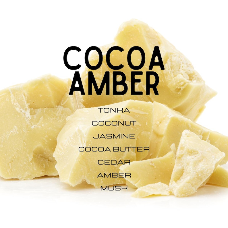 Cocoa Amber Perfume: Jasmine, Cedar & Sandalwood - Vegan Floral Scent ...