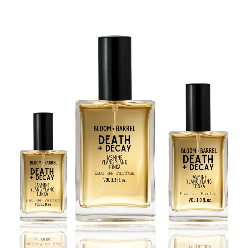 Death + Decay Perfume: Jasmine, Ylang Ylang & Tonka Funeral Floral ...
