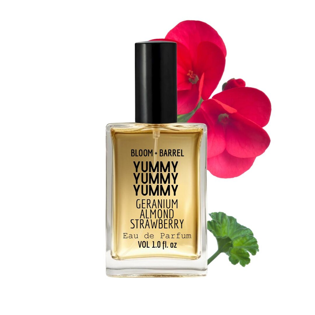 Yummy Perfume: Strawberry, Geranium, Almond Gourmand Floral Scent - Etsy