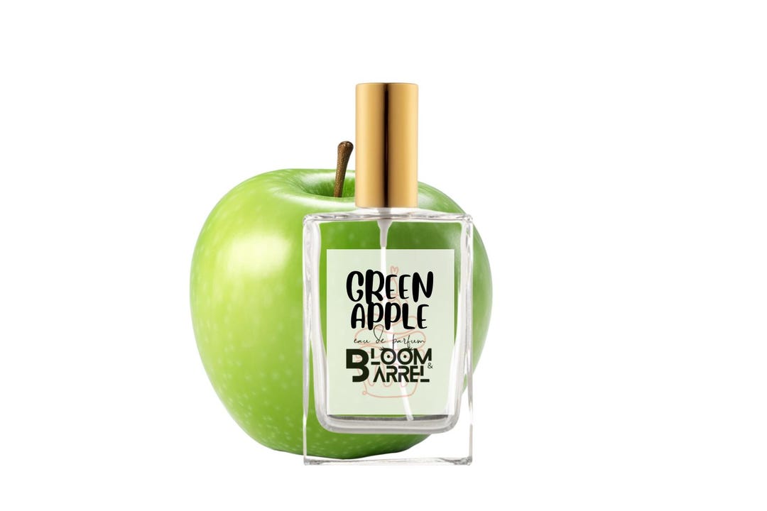 GREEN APPLE PERFUME Gourmand Apple Perfume Handmade Unisex Perfume ...