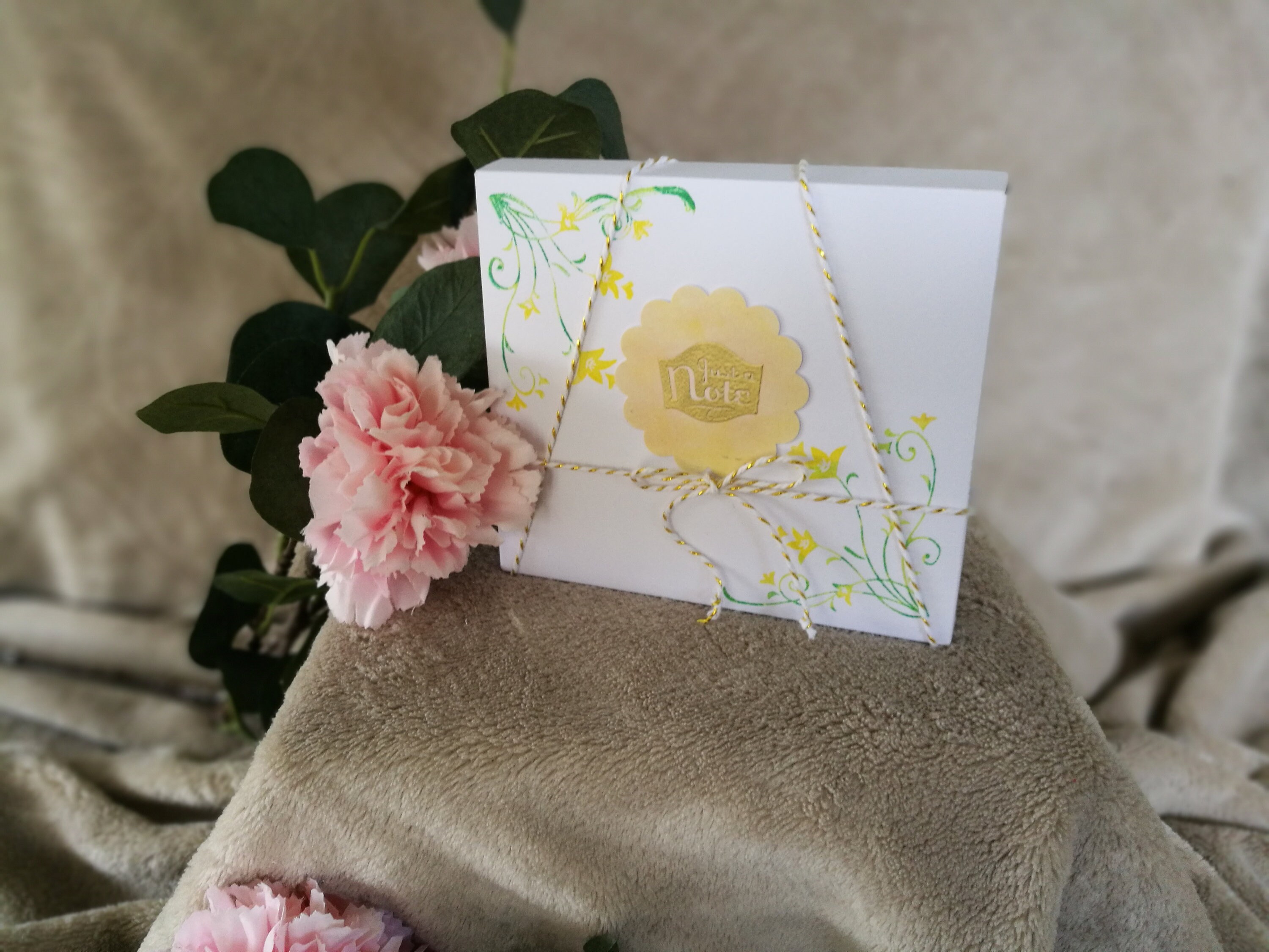 Just a Note Greeting Card Set Card Size 4 X 3 - Etsy UK