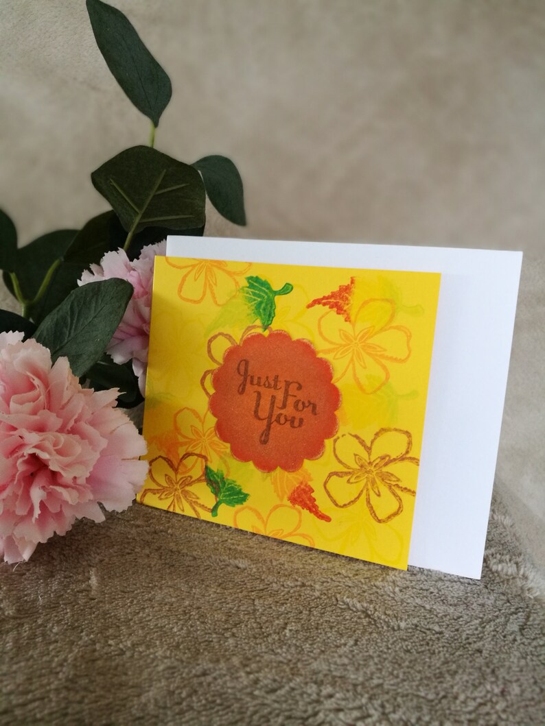 Just a Note Greeting Card Set Card Size 4 X 3 - Etsy UK