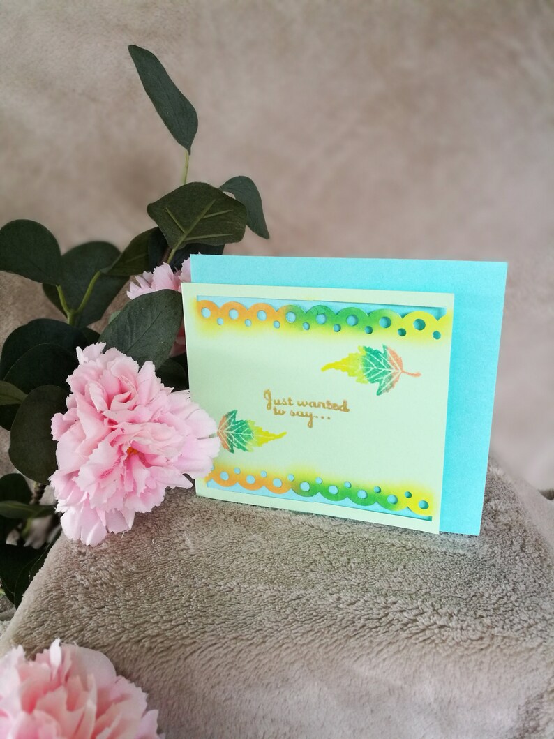 Just a Note Greeting Card Set Card Size 4 X 3 - Etsy UK