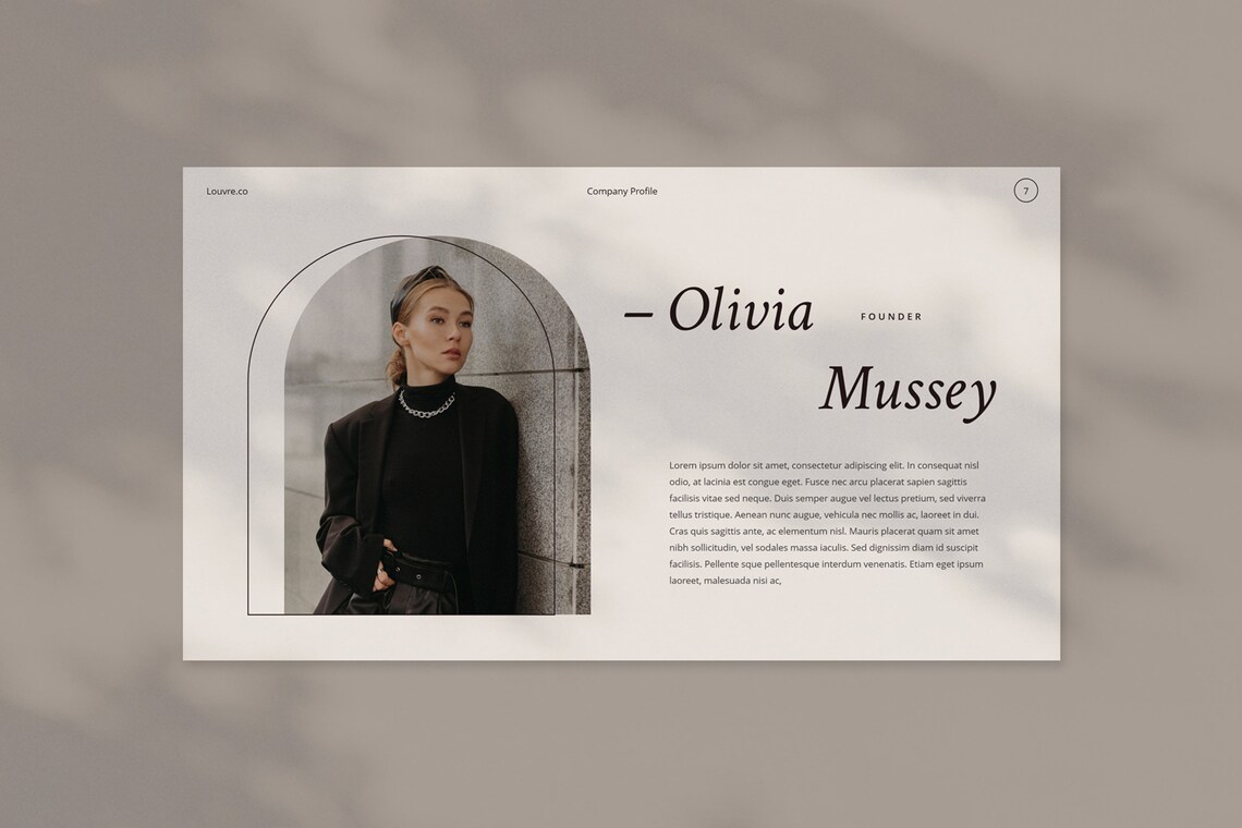 Louvre Powerpoint Template Lookbook Catalogue Ebook | Etsy