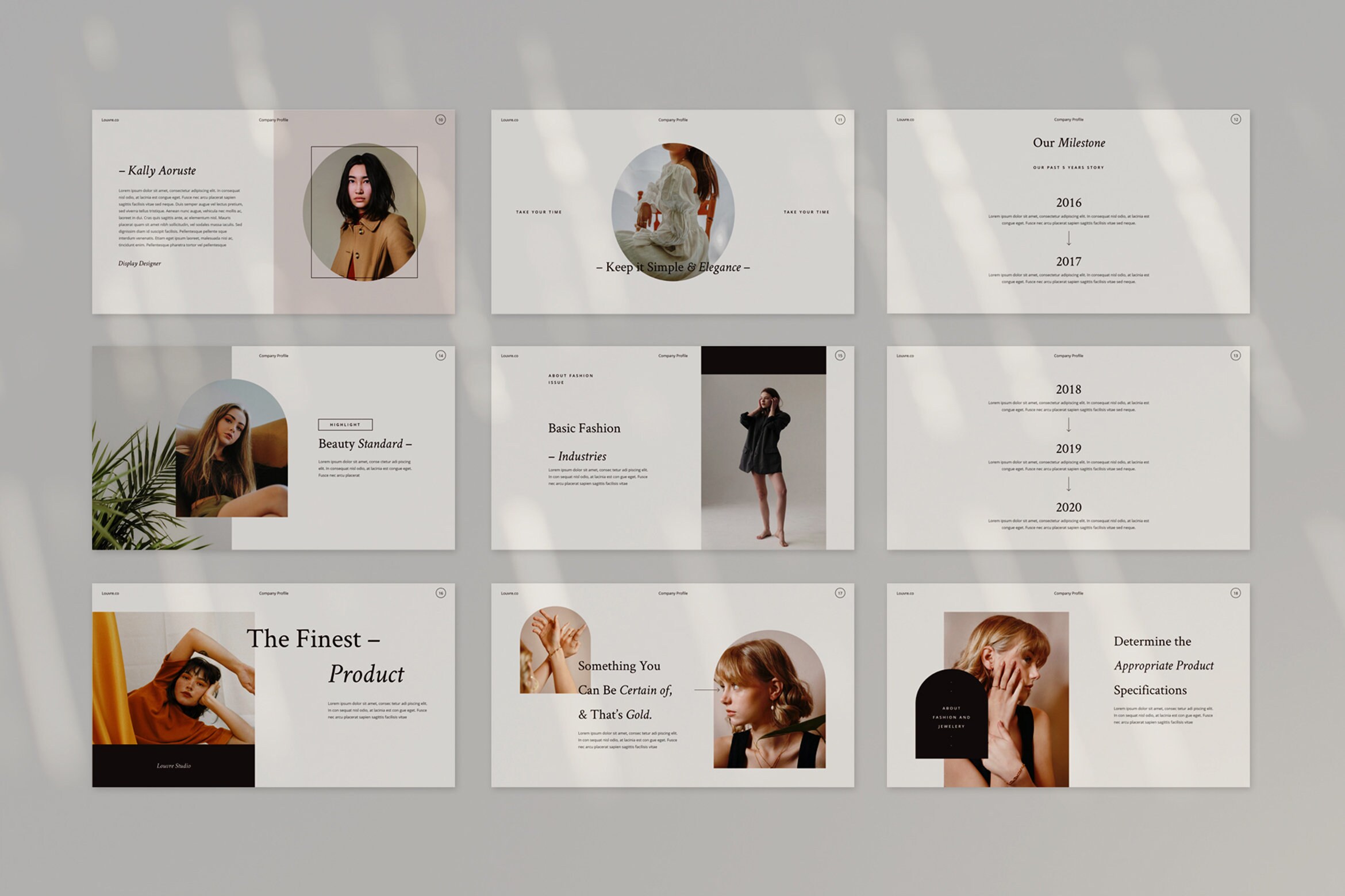 Louvre Powerpoint Template | Lookbook | Catalogue | Ebook | Brochure - Etsy
