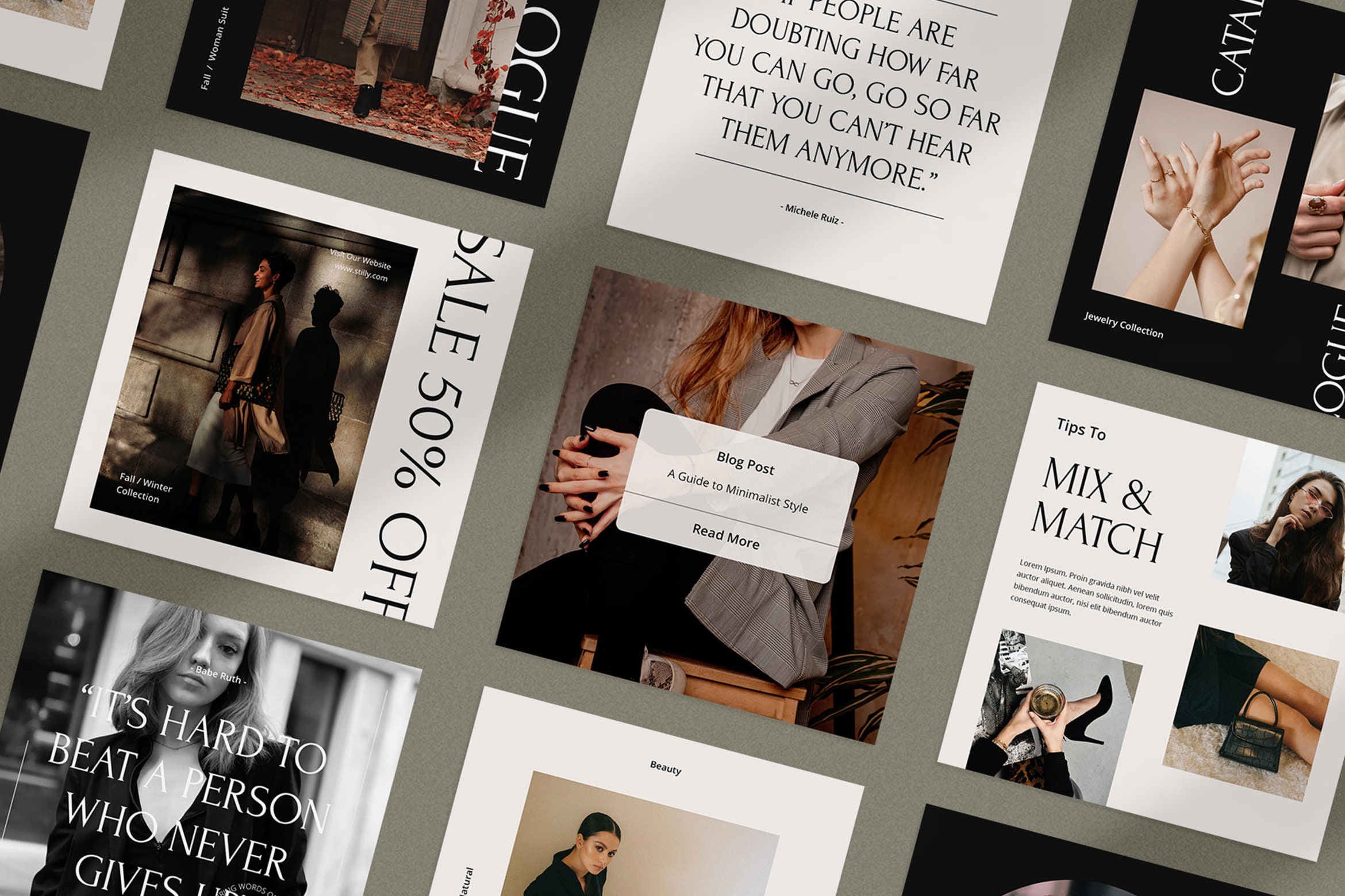 Stilly Instagram Pack Canva & Photoshop - Etsy