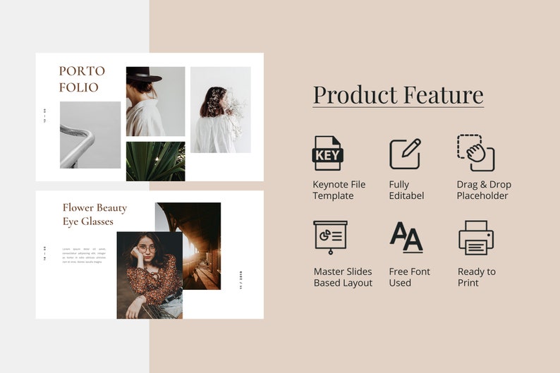 Venus - Minimalist Keynote Template | Lookbook | Catalogue | Ebook ...