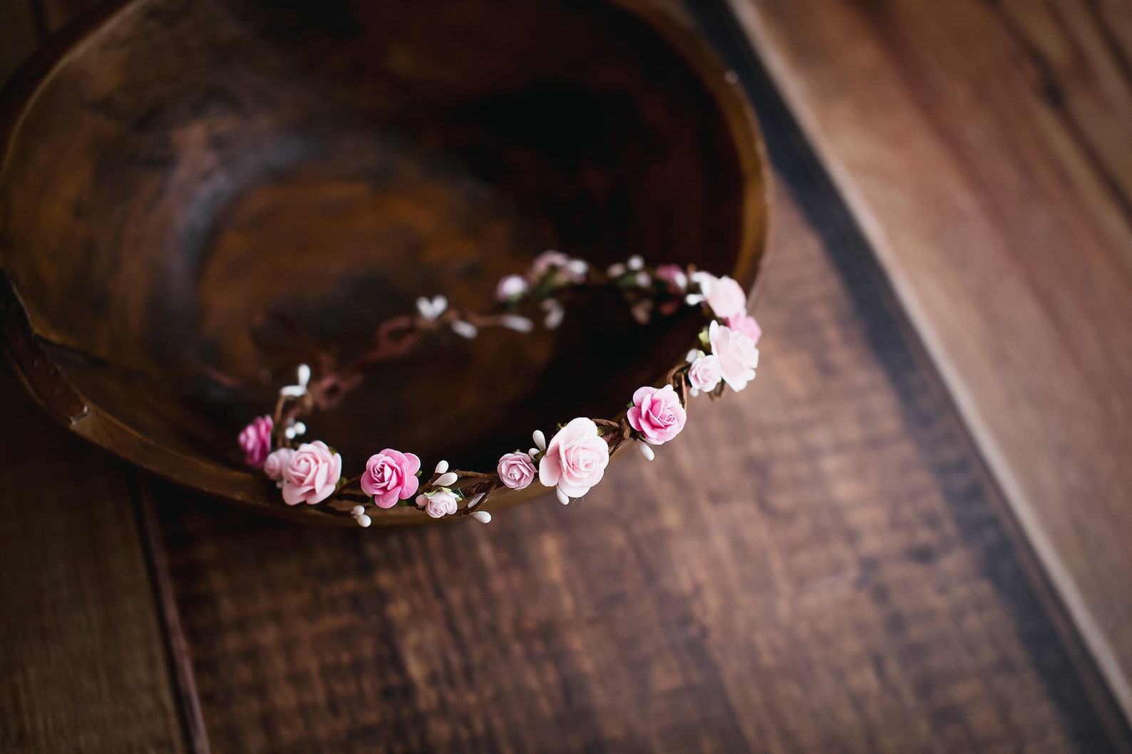 Very Romantic Flower Crown With Light Pink Roses,wedding Crown, Floral ...