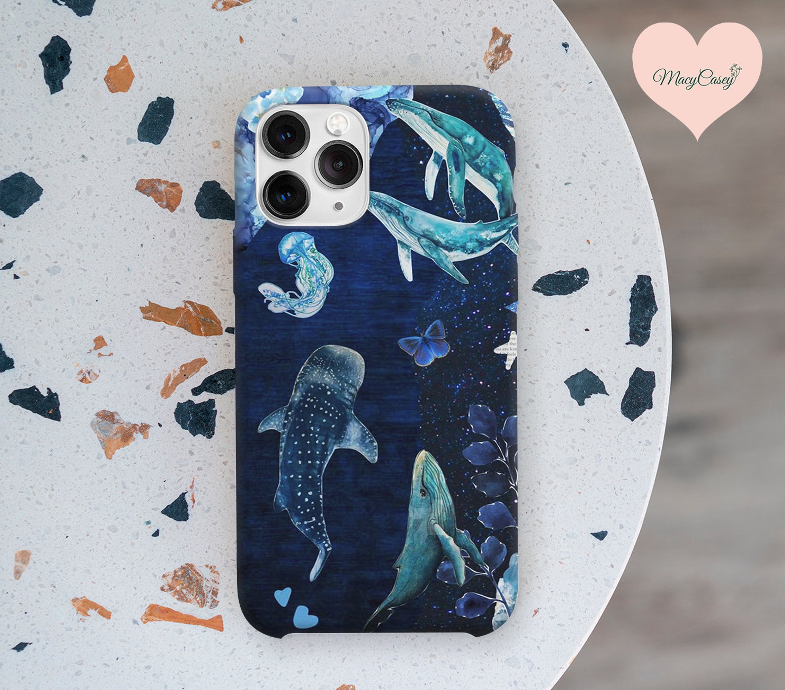 Blue Whale Case for iPhone 15 14 Plus 13 Mini iPhone 12 Pro - Etsy