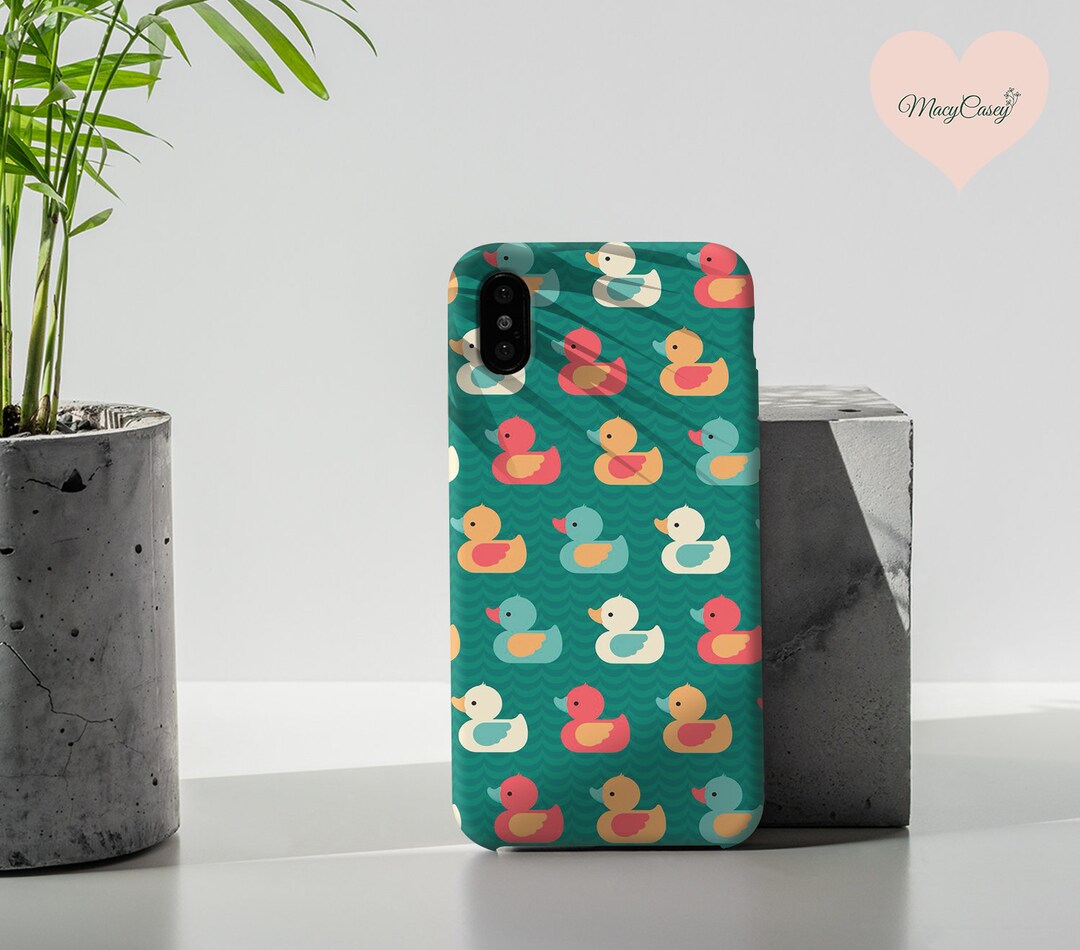 Rubber Duck Case for iPhone 15 Pro Max 14 Plus 13 Mini 12 iPhone 11 Pro ...