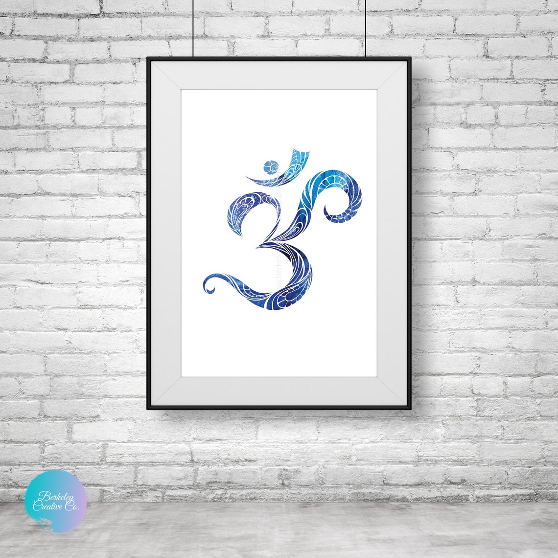 Om Wall Decor Artwork Print Om Poster for Meditation Room | Etsy