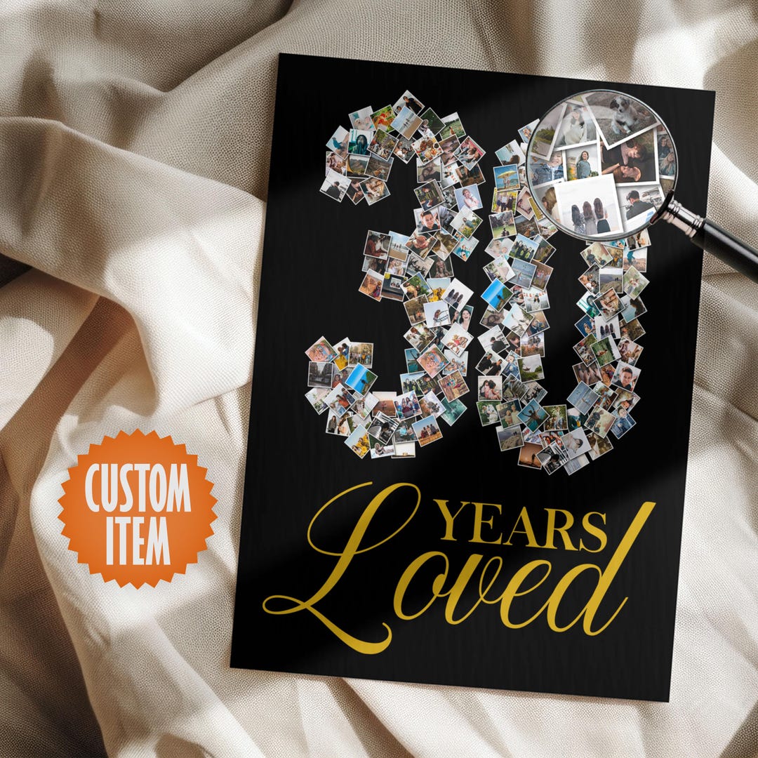 30th Birthday Sign for Him and Her | 30th Birthday Decoration | 30 ...