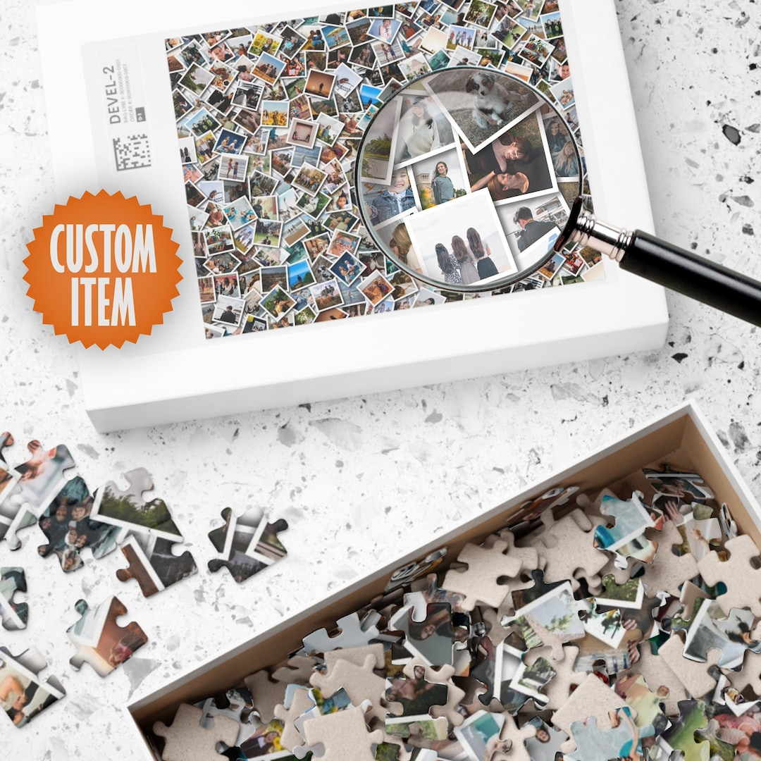 Photo Collage Puzzle | Custom Jigsaw Puzzle From Photos | Personalized Puzzle Picture Collage - Etsy