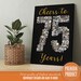 75th Birthday Decorations | Cheers to 75 Years Photo Collage | 75th ...