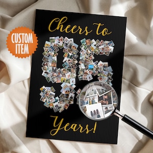 95th Birthday Decorations | Cheers to 95 Years Photo Collage | 95th ...