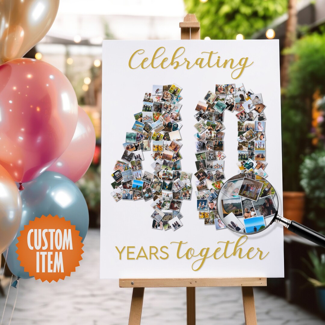 40th Anniversary Decorations | 40th Wedding Anniversary Decor | 40 ...