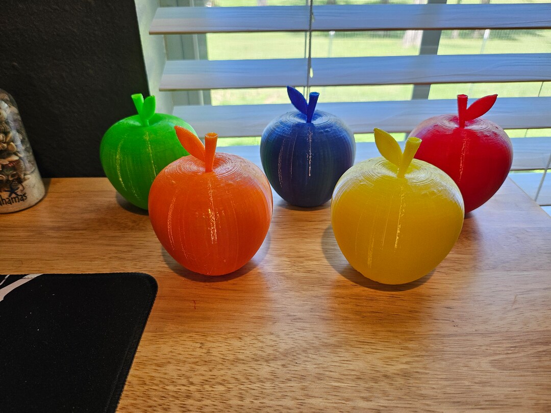 3D Printed Soft Apples - Etsy