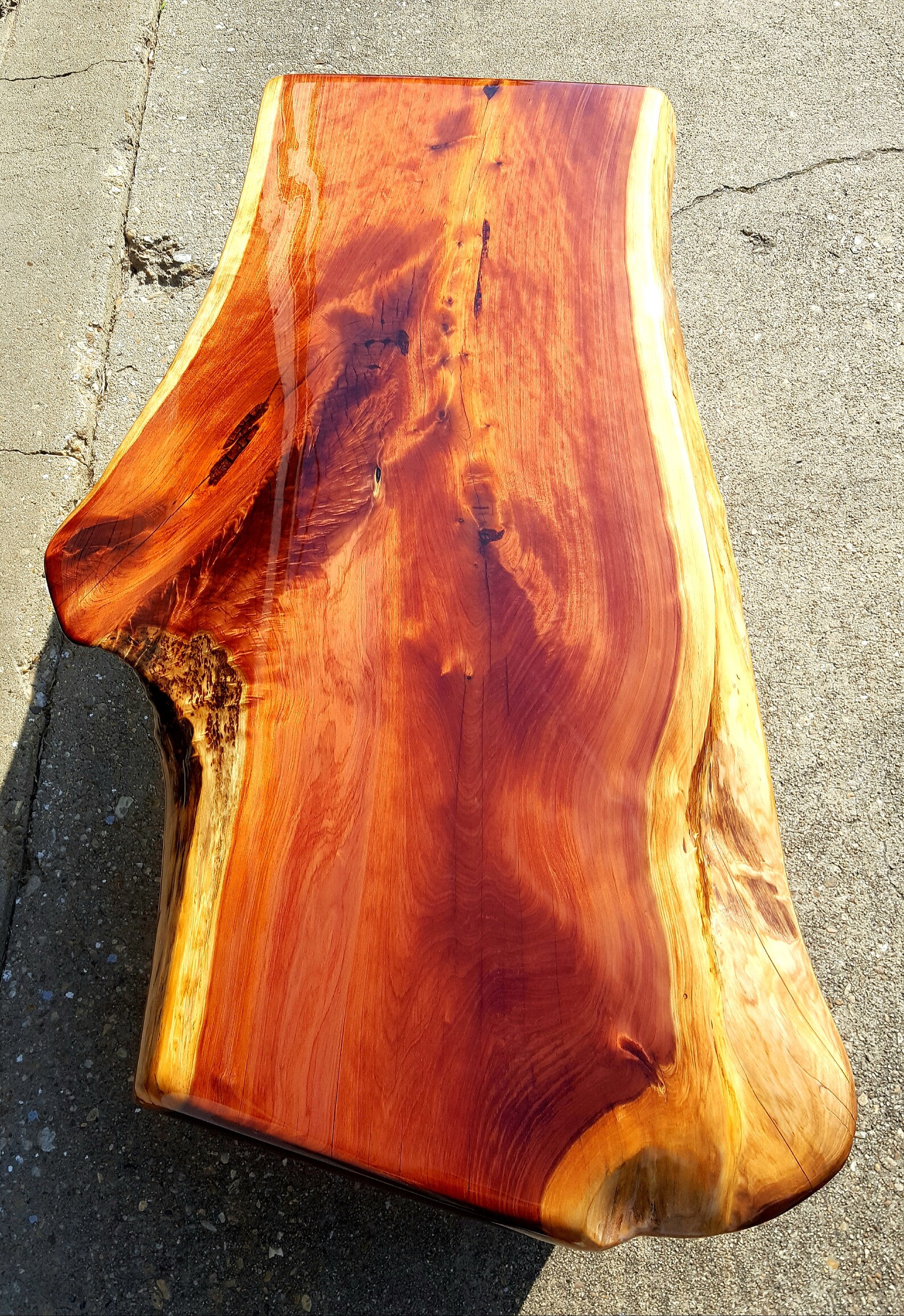 Live Edge Cedar Coffee Table - Etsy