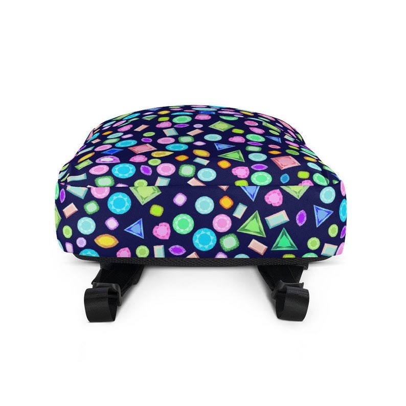 Rainbow Gems Backpack, Gem Stones Backpack, Gems Backpack, Rocks ...