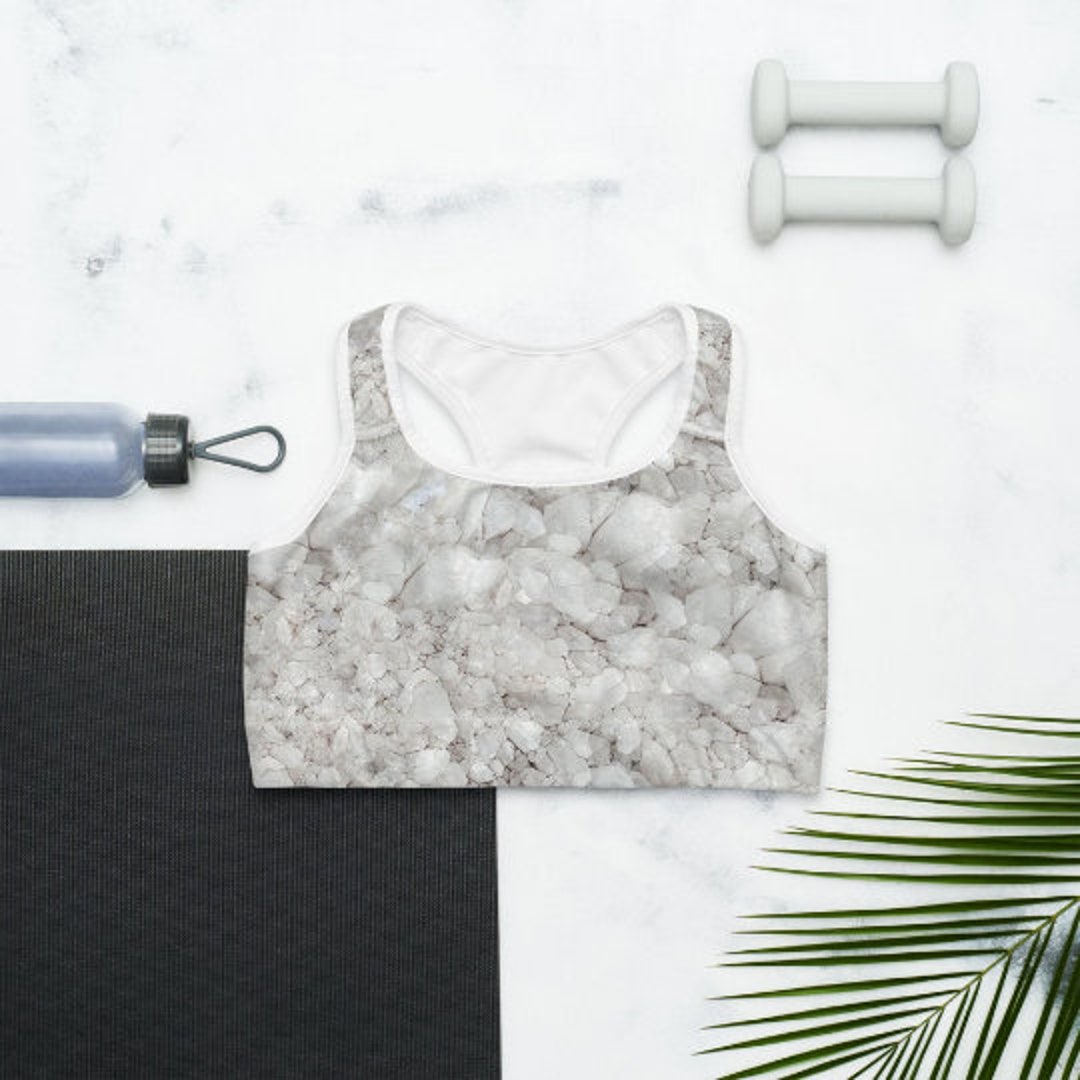 Rock Crystal/quartz Sports Bra, Gem Stones Sports Bra, Gems Sports Bra ...