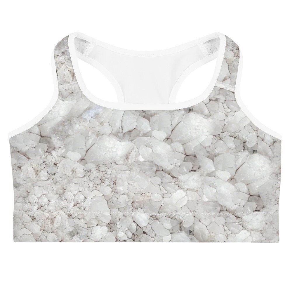 Rock Crystal/quartz Sports Bra, Gem Stones Sports Bra, Gems Sports Bra ...