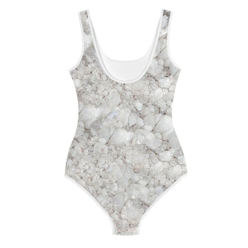 Quartz Crystal Girls Swimsuit, Rocks Lovers Youth Bathing Suit - Etsy