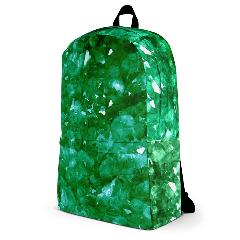 Emerald Crystals Backpack, Emeralds Backpack, Gem Stones Backpack ...